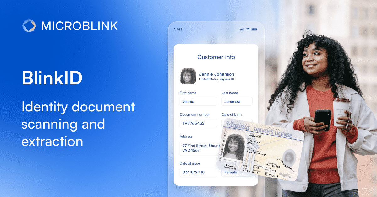 AI-powered ID scanning software | Microblink